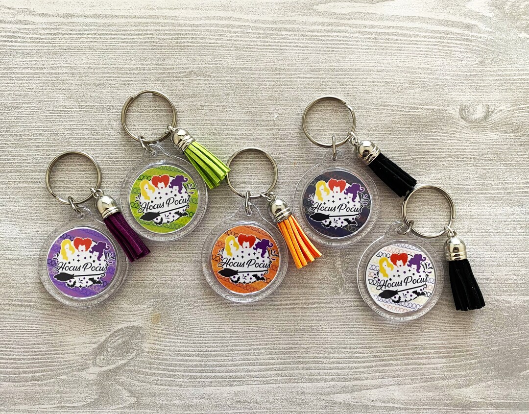 Hocus Pocus Keychain,hocus Pocus Key Ring,hocus Pocus,keychain,key Ring ...
