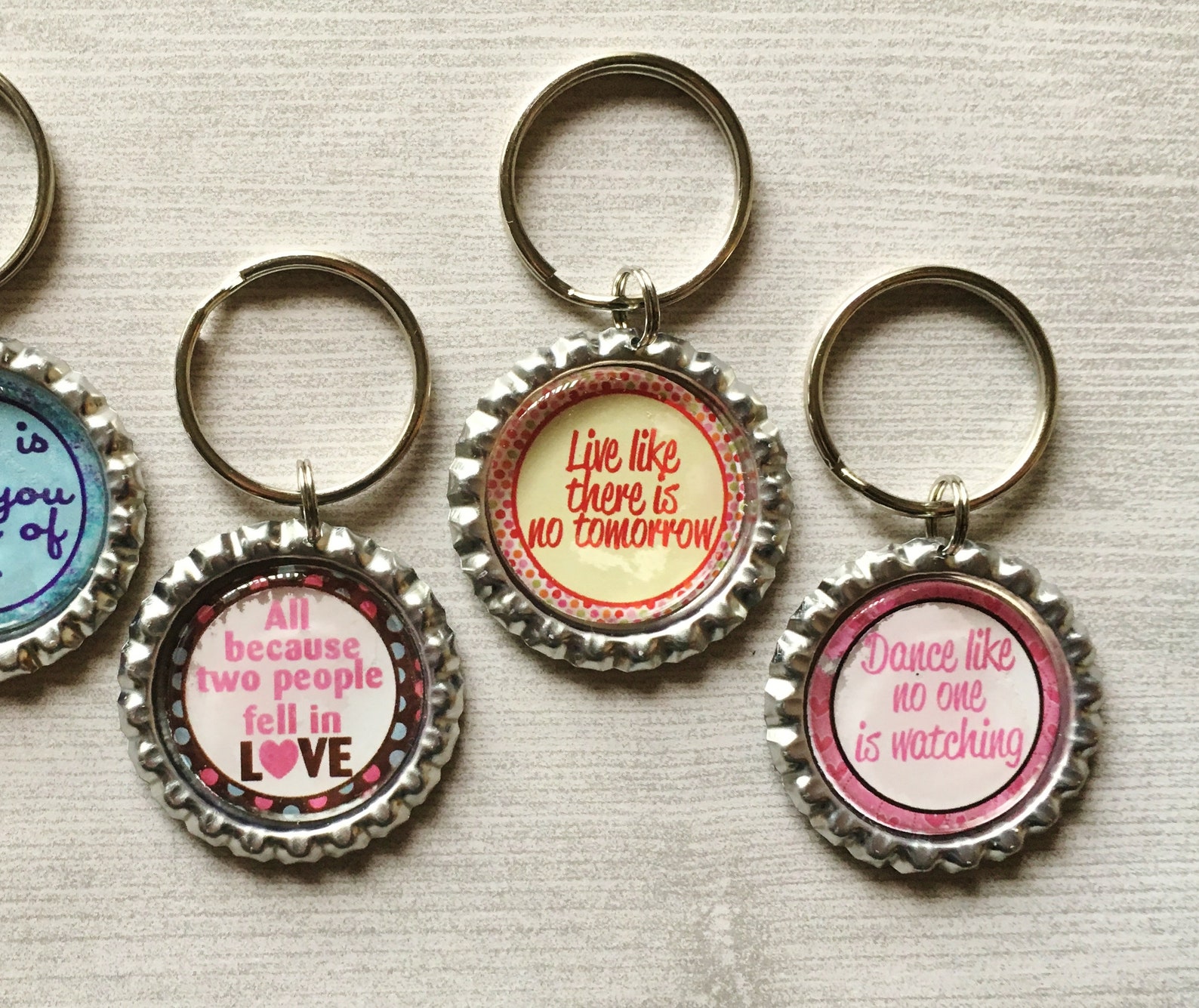 Keychainkey Ringinspirational Quoteskey - Etsy