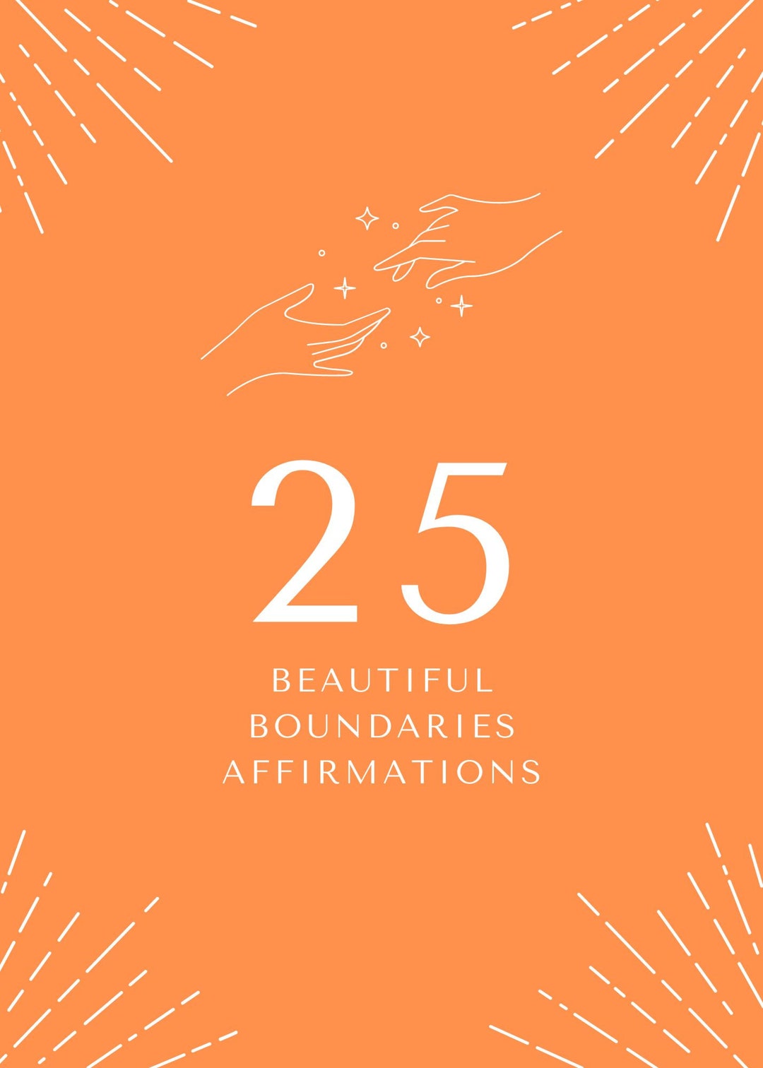 Beautiful Boundaries Affirmation Cards, Manifestation Cards, Digital ...