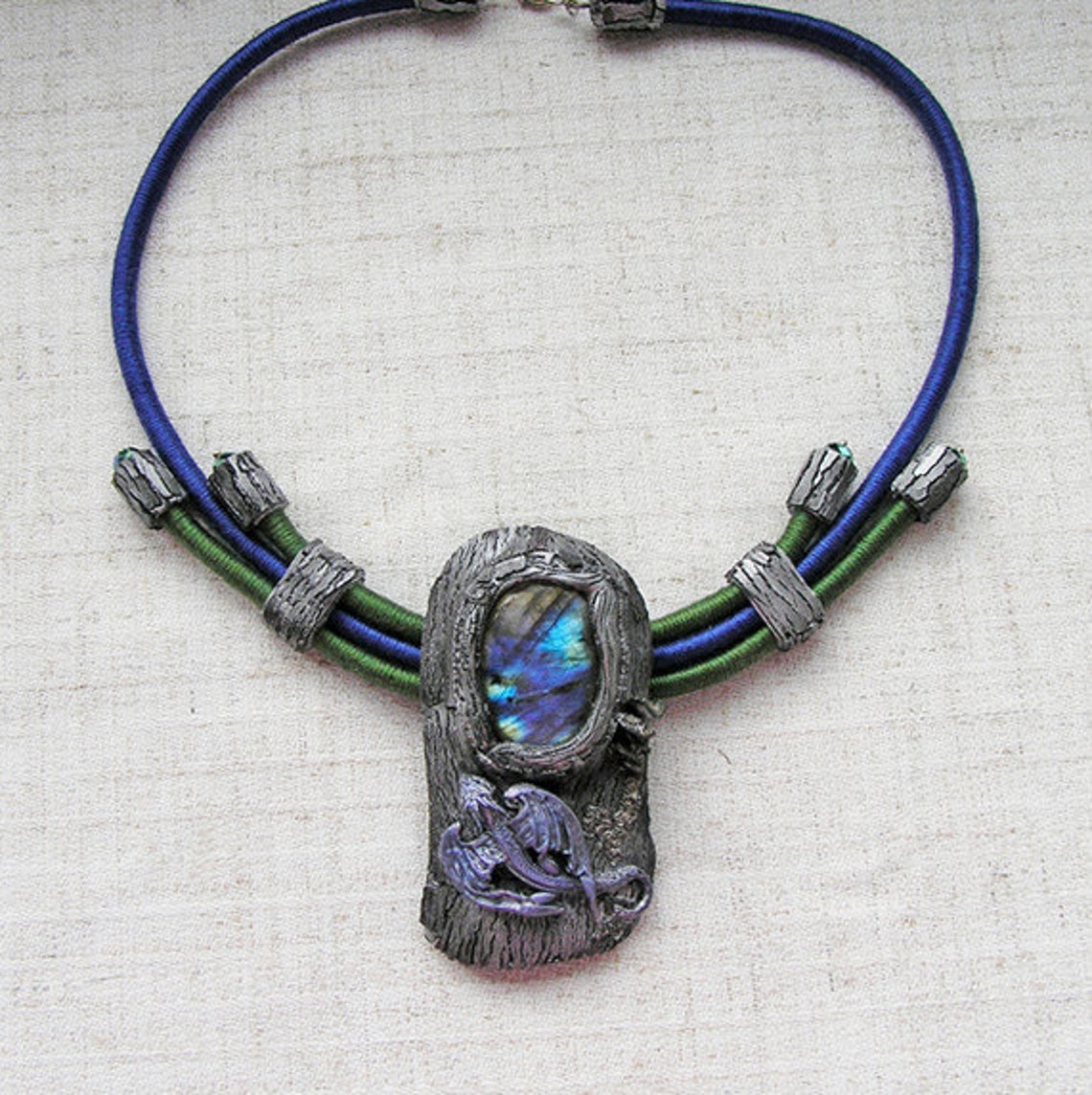 Dragon Jewelry Fantasy Necklace Dragon Keeper Natural Stone - Etsy