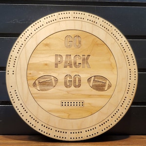 Green Bay Packers Cribbage Board - Etsy