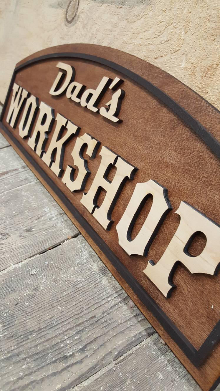 22 Dad's Workshop Sign - Etsy