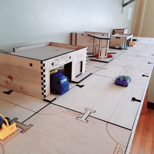 Car Wash Building Kit DIY Matchbox Hotwheels Toy - My Car City Building ...