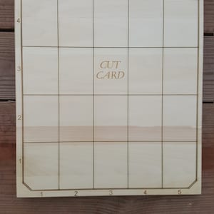 Cross Cribb Cribbage Wood Game Board - Etsy