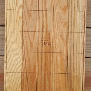 Cross Cribb Cribbage Oak Wood Game Board - Etsy