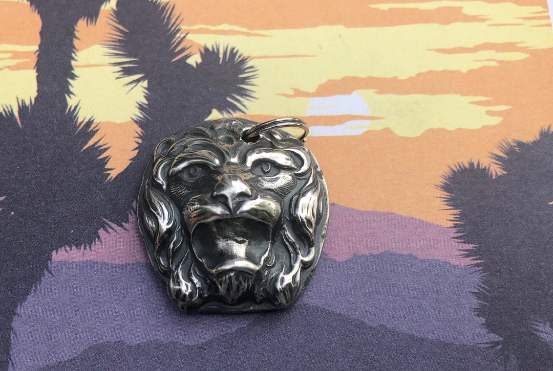 Hand Poured Wildcat Pendant, Pure Silver (.999) Lot #2 - Etsy