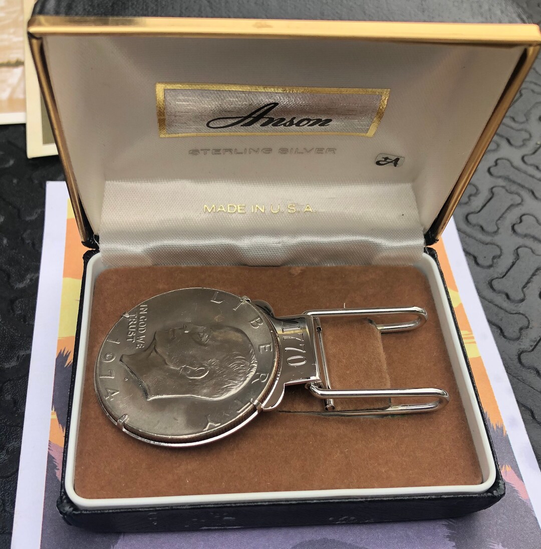 Unique, Vintage Anson Sterling Silver Money Clip - Etsy