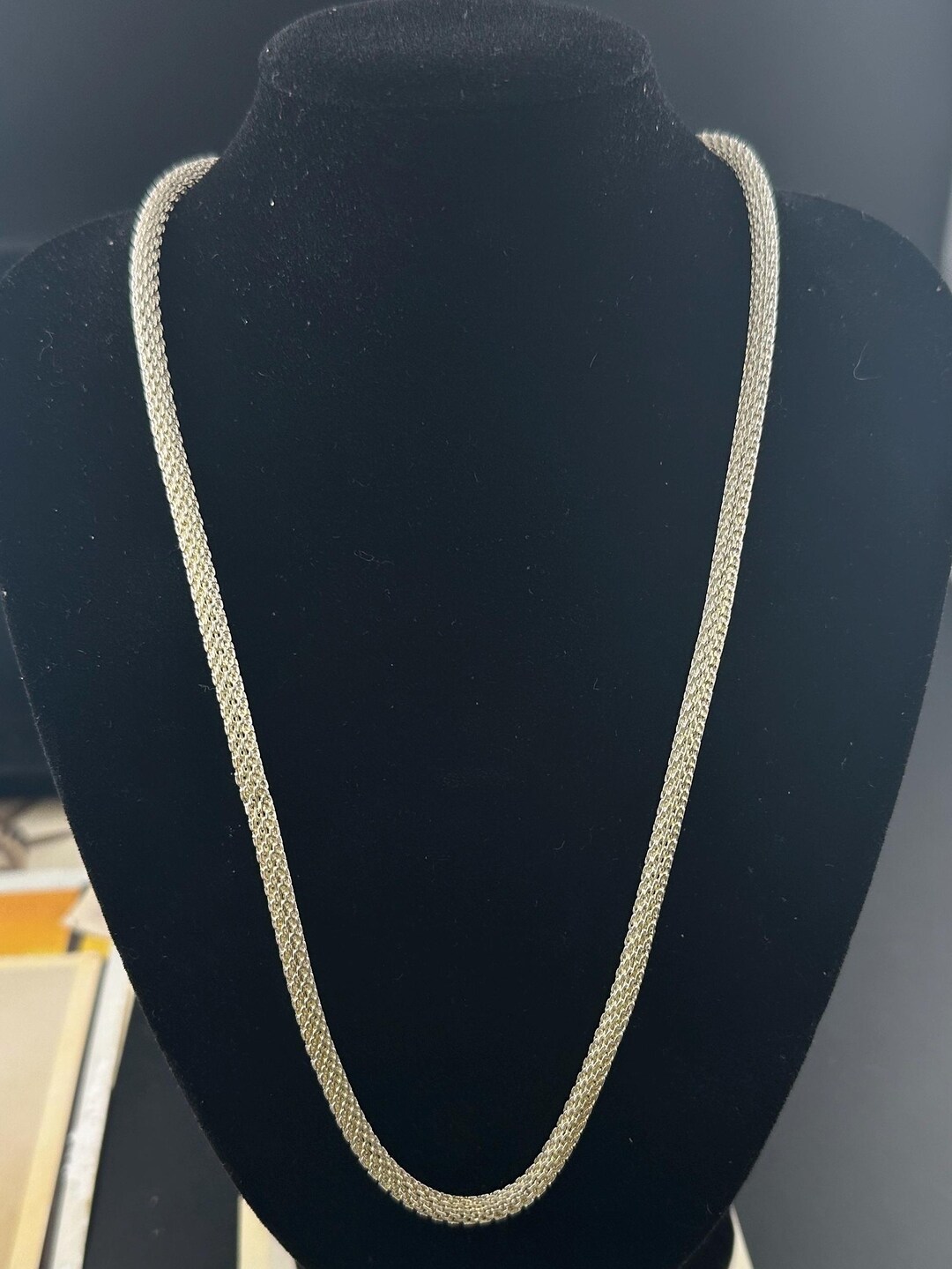 Vintage Sterling Silver Round Chain Necklace - 18" Marked 925 Italy - Etsy