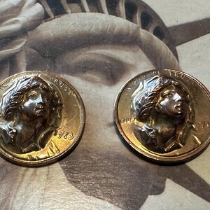 1971 and 1973 US Penny Penny Repousse Coins - Etsy