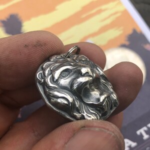 Hand Poured Wildcat Pendant, Pure Silver (.999) Lot #2 - Etsy