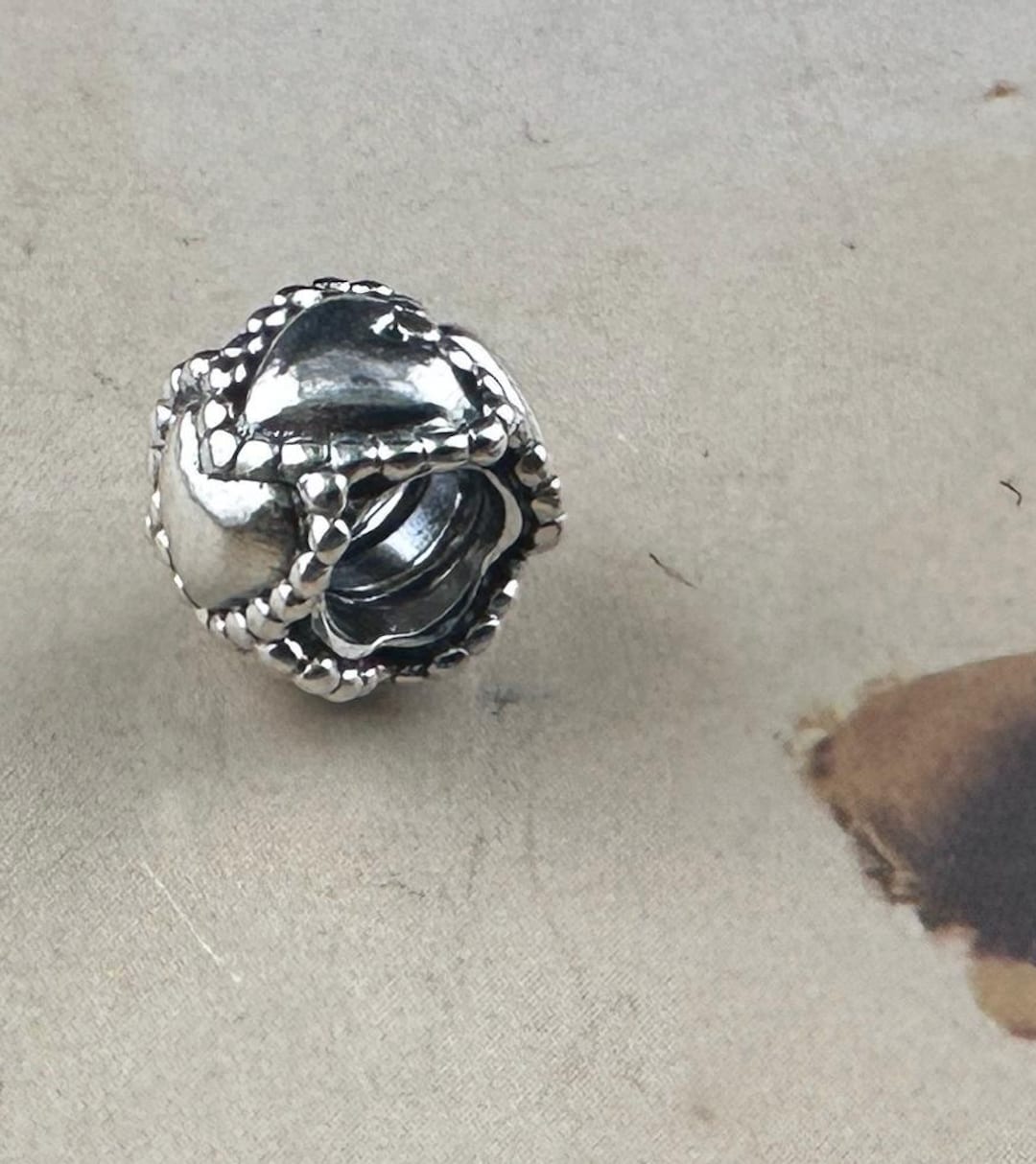 Authentic Pandora Retired Everlasting Love Heart Charm-- Pandora 925 ...