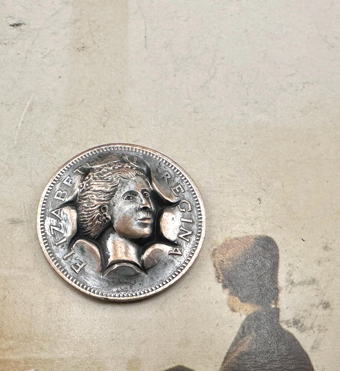 1957 South Africa 1/2 Penny Repousse, Pop-out Coin -- Bronze - Etsy