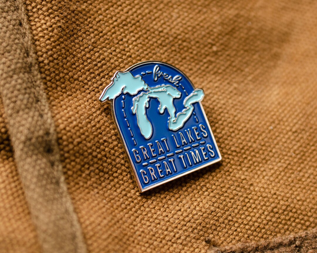 Great Lakes Great Times Enamel Pin - Etsy