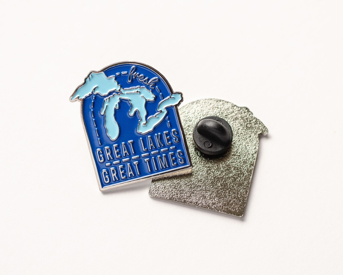 Great Lakes Great Times Enamel Pin - Etsy