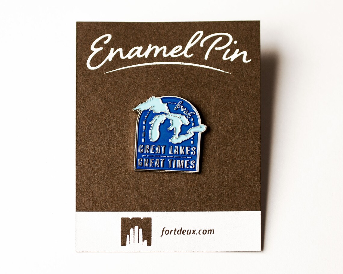 Great Lakes Great Times Enamel Pin - Etsy