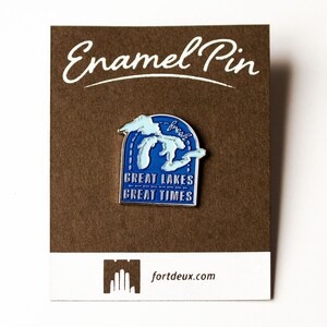 Great Lakes Great Times Enamel Pin - Etsy