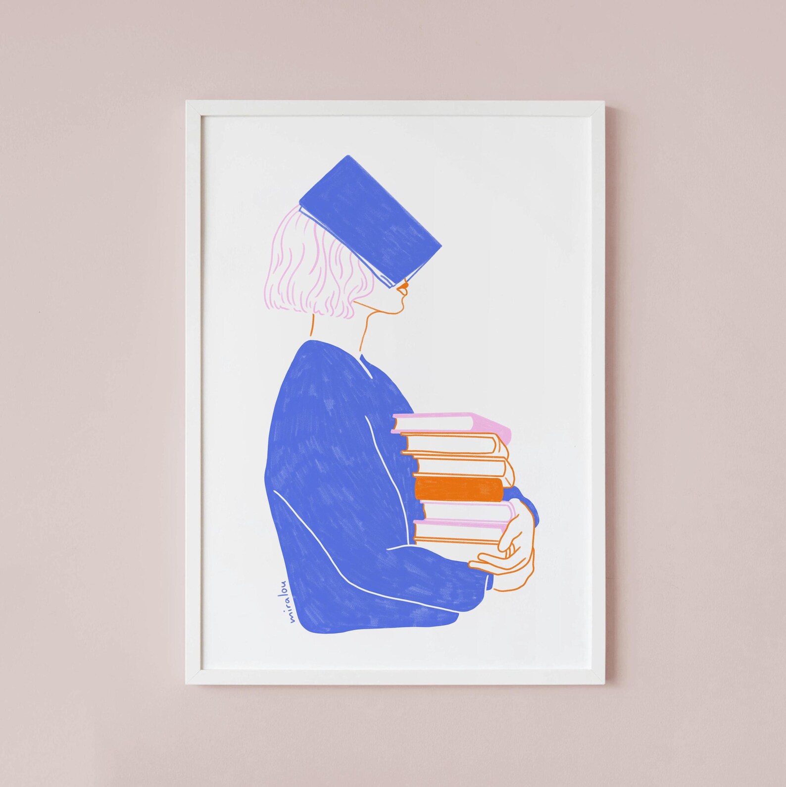 Fully Booked – Art Print, Poster, Illustration - Etsy