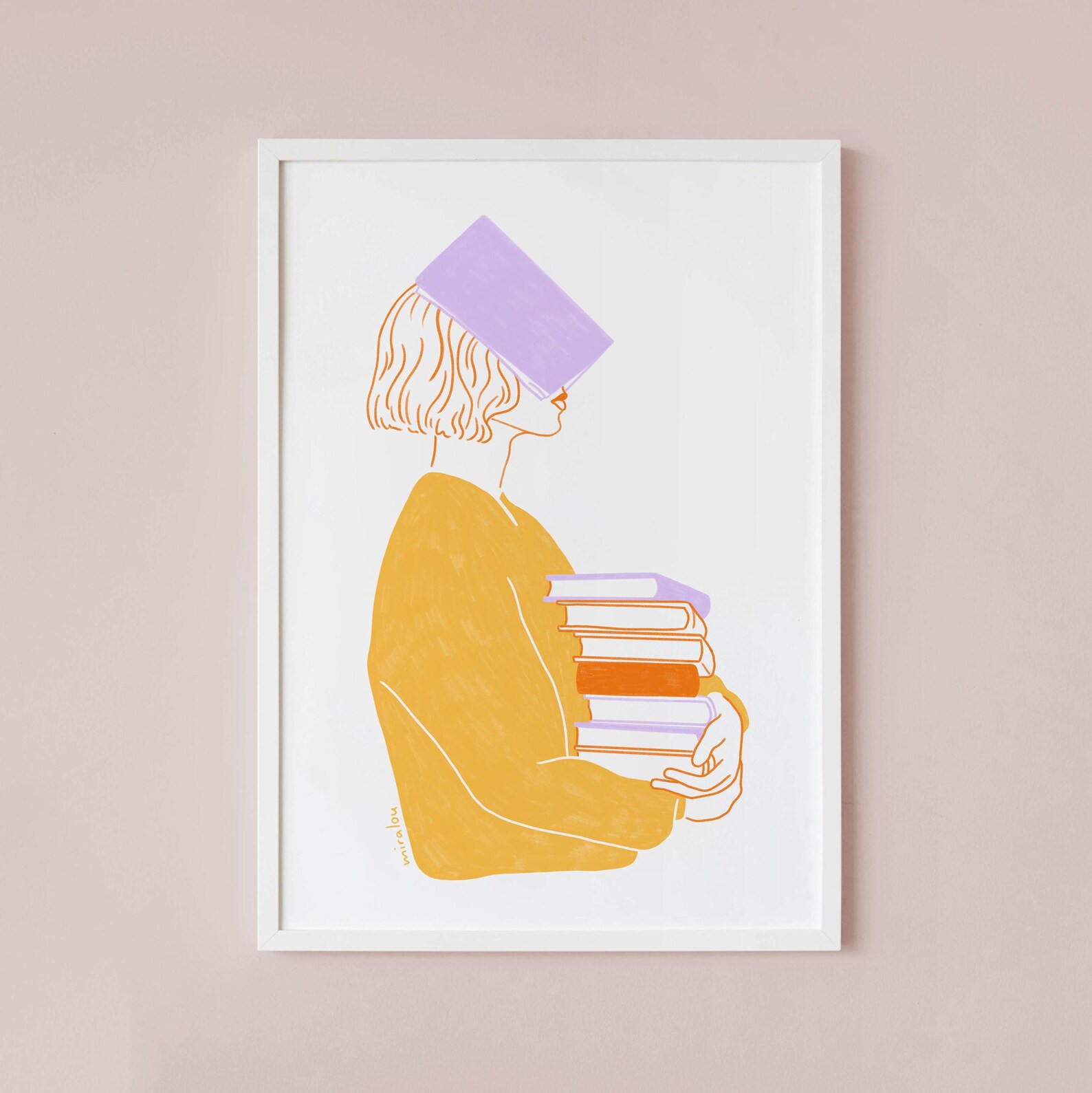 Fully Booked – Art Print, Poster, Illustration - Etsy