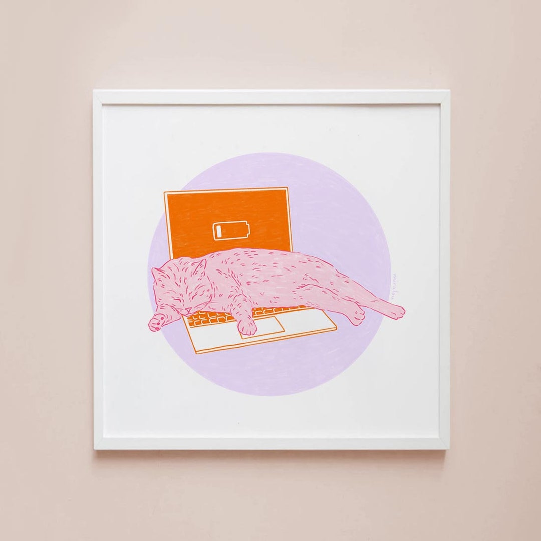 Work Life Balance – Art Print, Poster, Illustration - Etsy