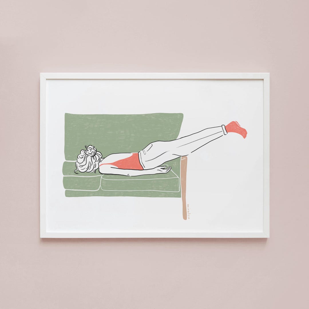 Not Today – Art Print, Poster, Illustration - Etsy