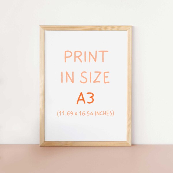 A3 Wall Art - Etsy UK