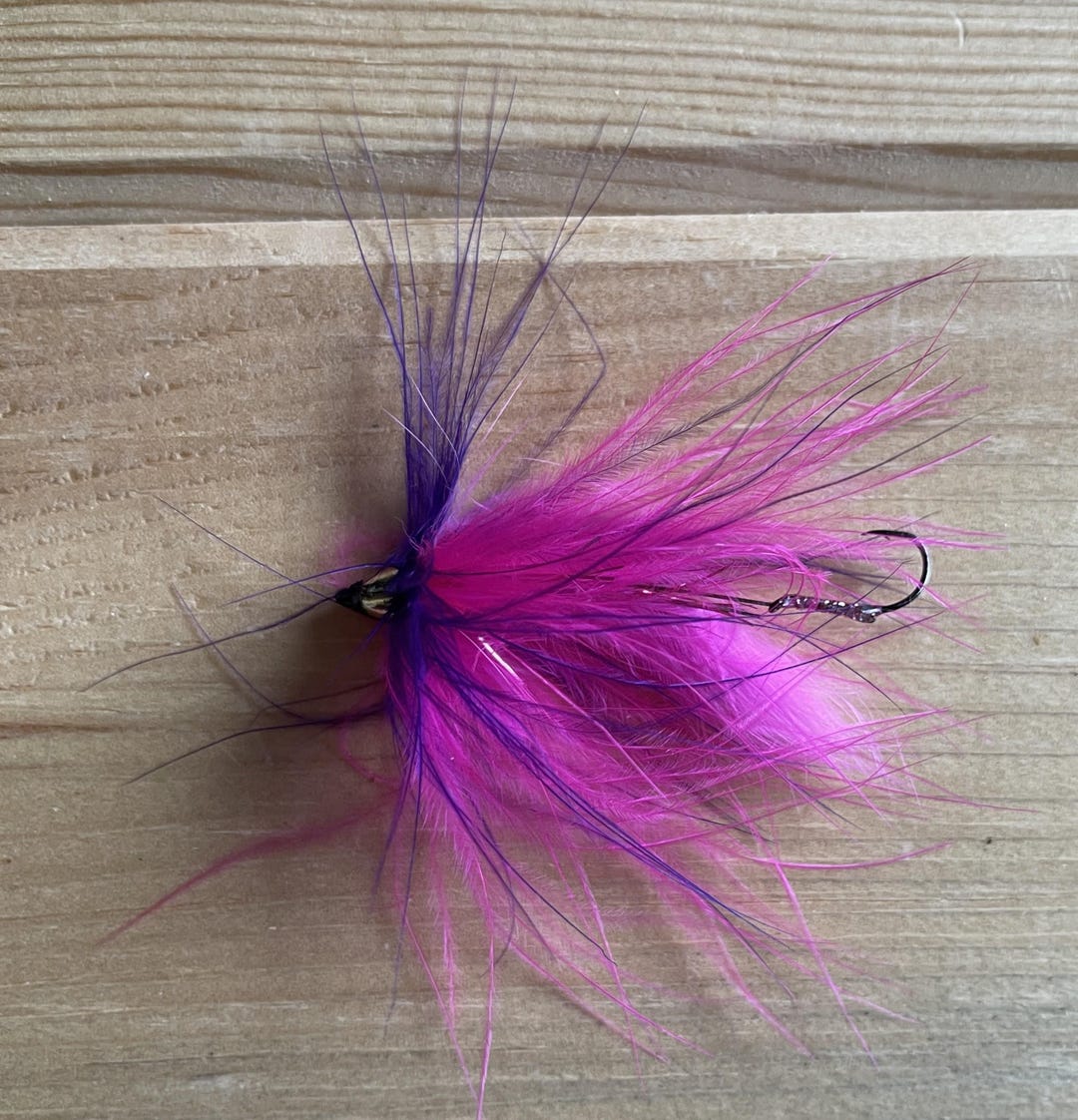 Pink Steelhead Streamers, Salmon Flies, Fishing Father's Day Gift From ...