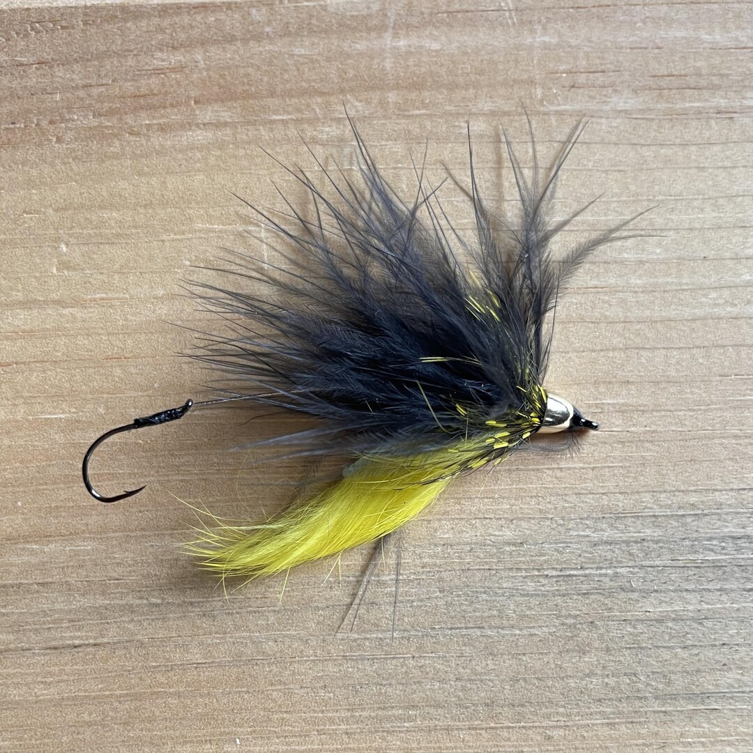 Black Steelhead Streamers, Salmon Flies, Fishing Father's Day Gifts ...