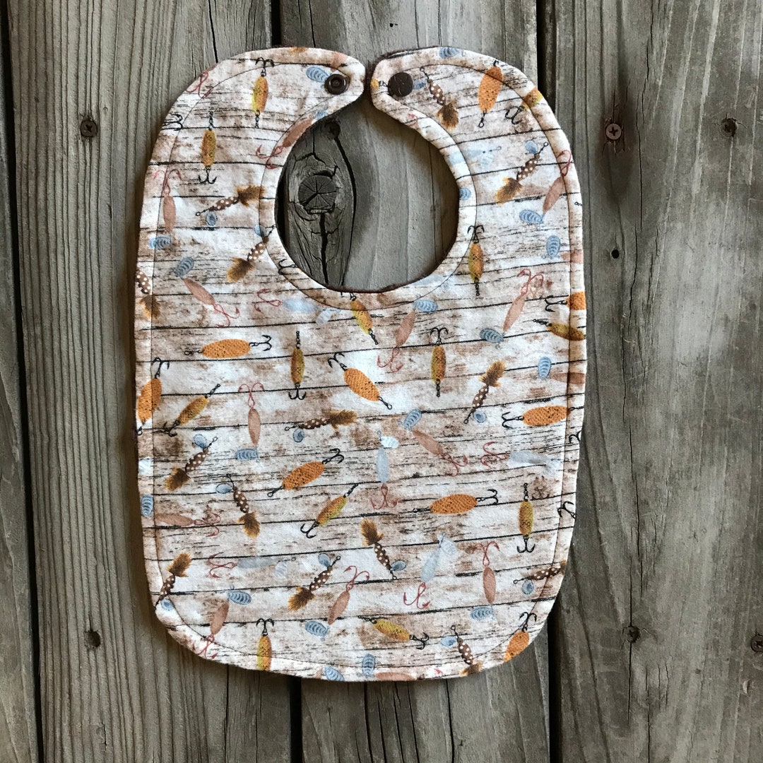 Fishing Bibs for Baby, Fishing Baby Shower Gift Boy, Fishing Gift for ...