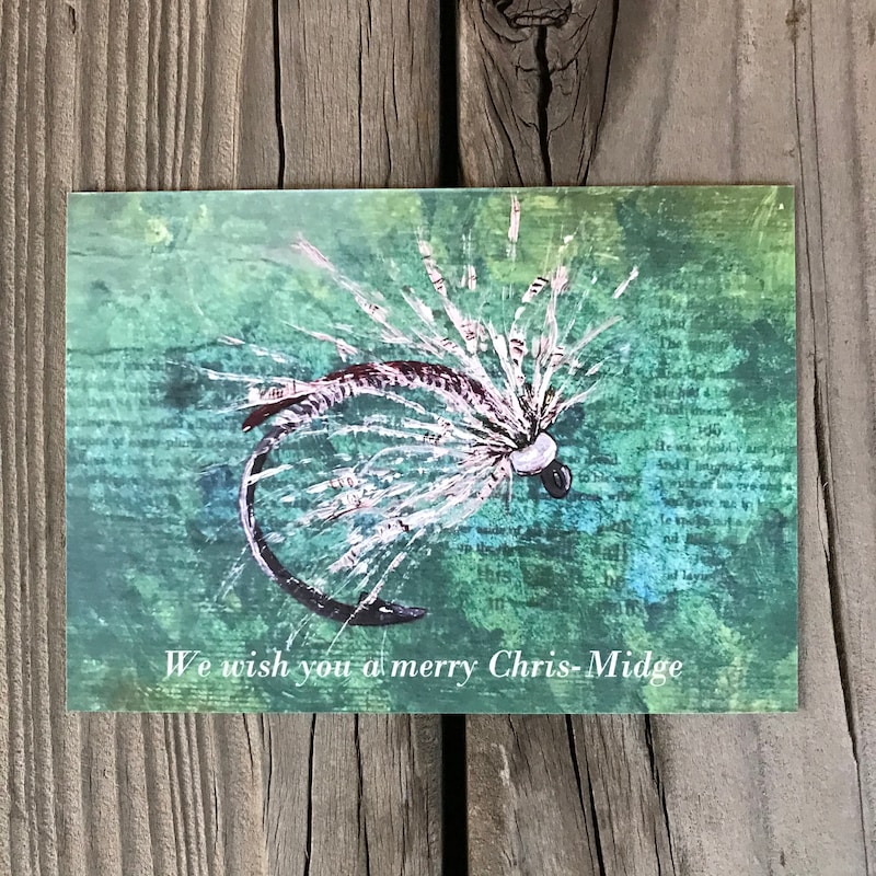 Fishing Christmas Cards - Etsy