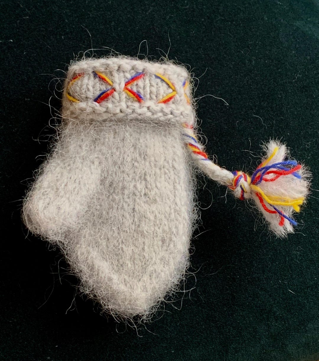 Hand Knitted Lovikka Wool Mittens: Traditional Swedish Design - Etsy