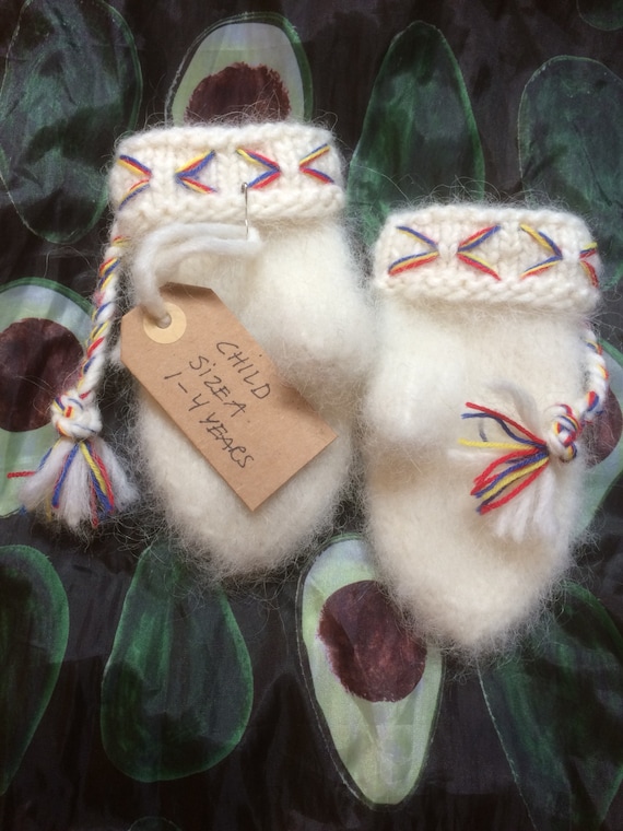 Hand Knitted Mittens for Toddler/child 1-4 Years in Warm and - Etsy