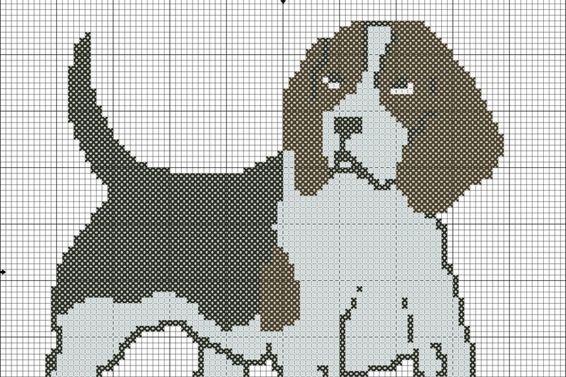 Dog Beagle Cross Stitch Pattern PDF Instant Download - Etsy