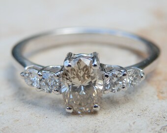 Brown diamond ring | Etsy