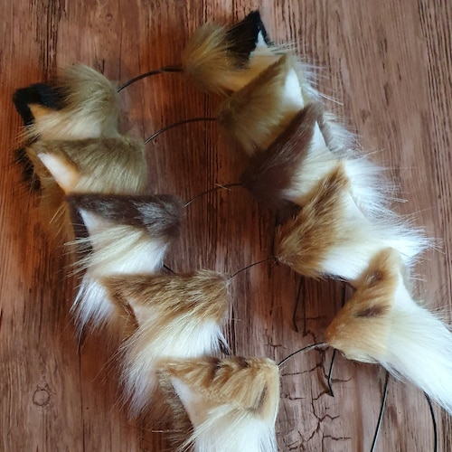 Cat Ears: Faux Fur Cat Ears Headband/ Handmade Kitten Ears / - Etsy