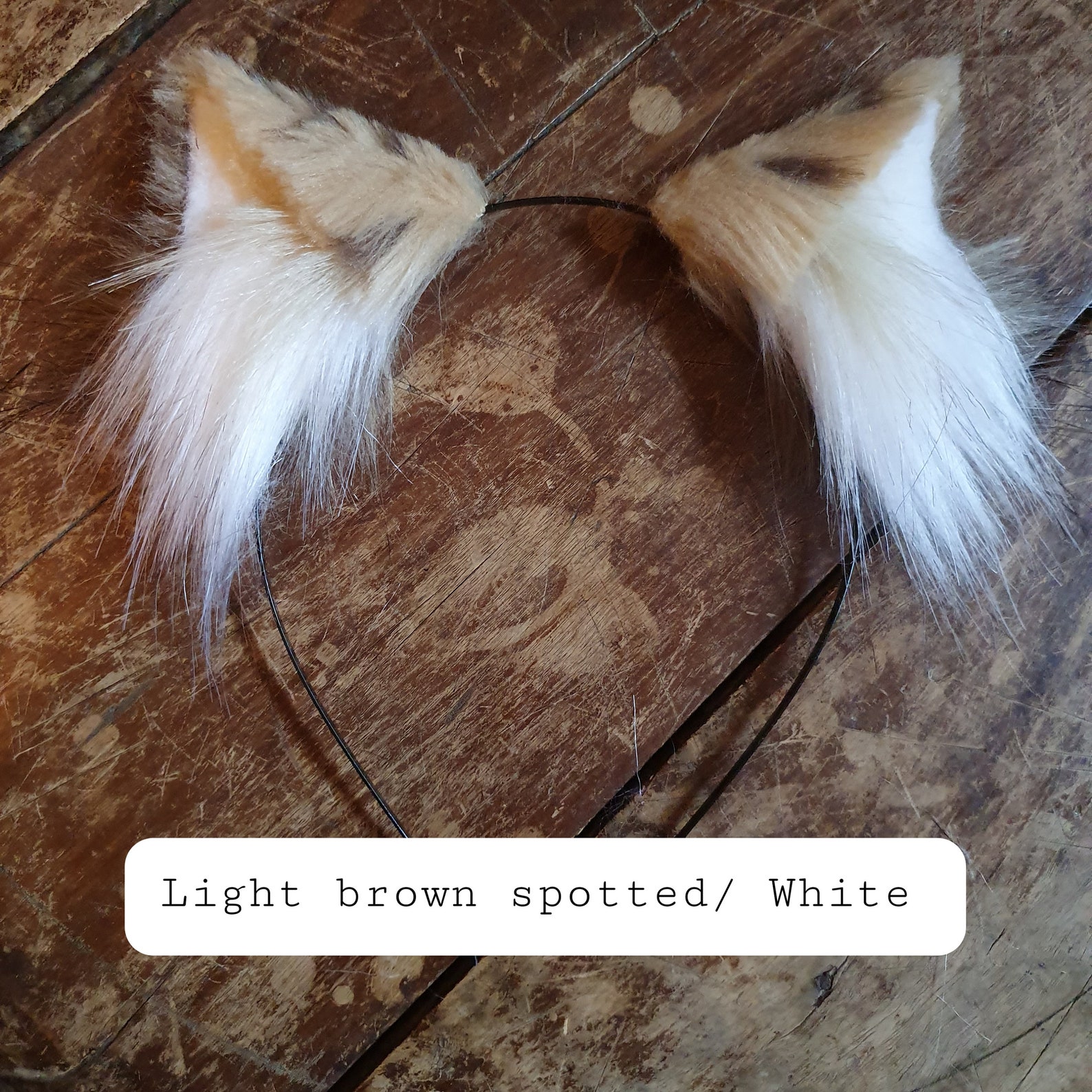 Cat Ears Brown: Faux Fur Cat Ears Headband/ Handmade Kitten - Etsy UK