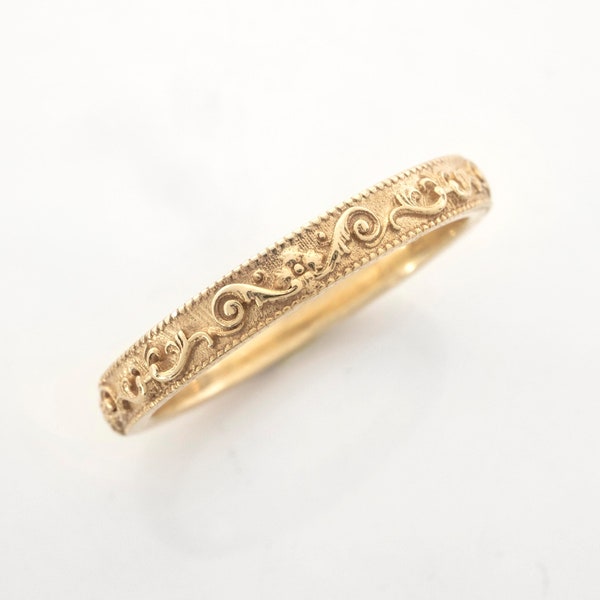 Italian Style Gold Ring - Etsy