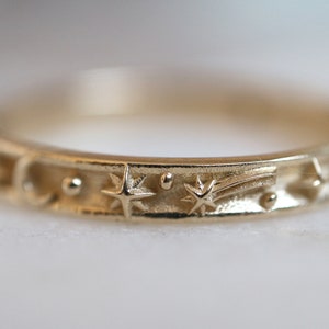 Starlight Band | Vintage Planets, Moon, Stars | Astrology Themed ...