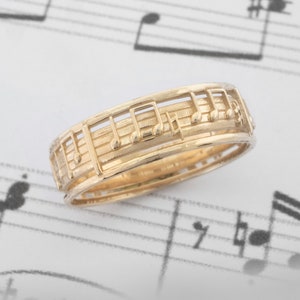 Musical Score Ring | Ballet, Ballerina Ring | Sugarplum Fairy ...