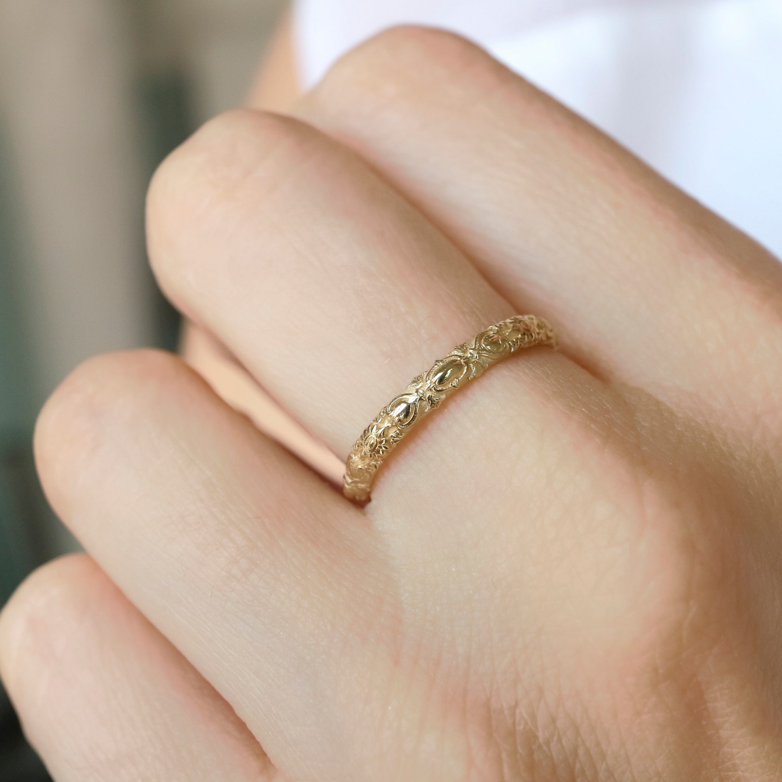 Antique Wedding Ring Versailles French Vintage Engagement - Etsy