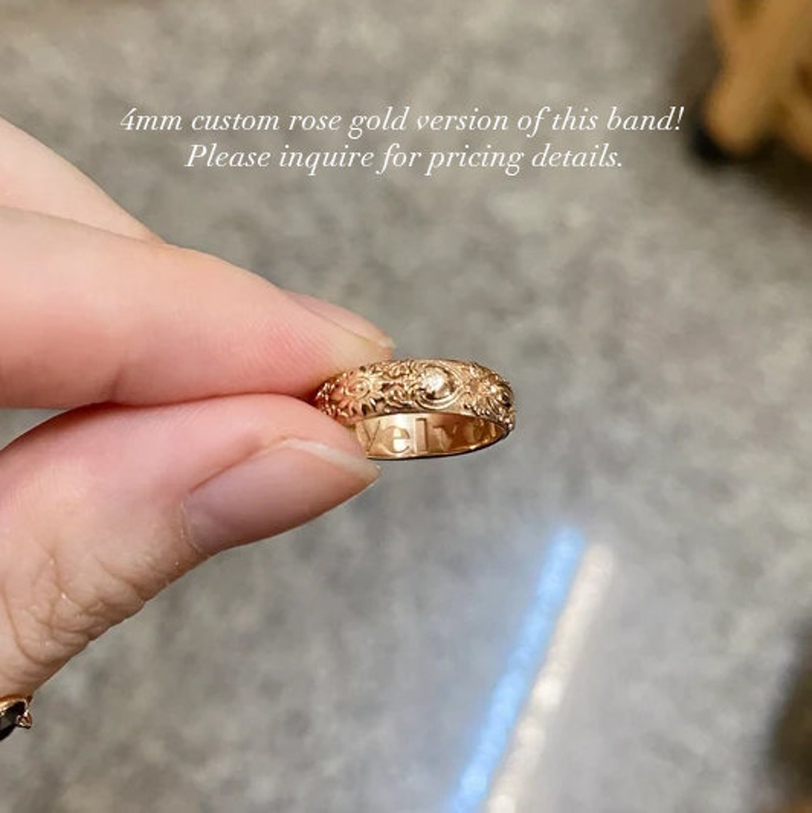 Antique Wedding Ring | Versailles French Vintage | Regal Band | Antique ...