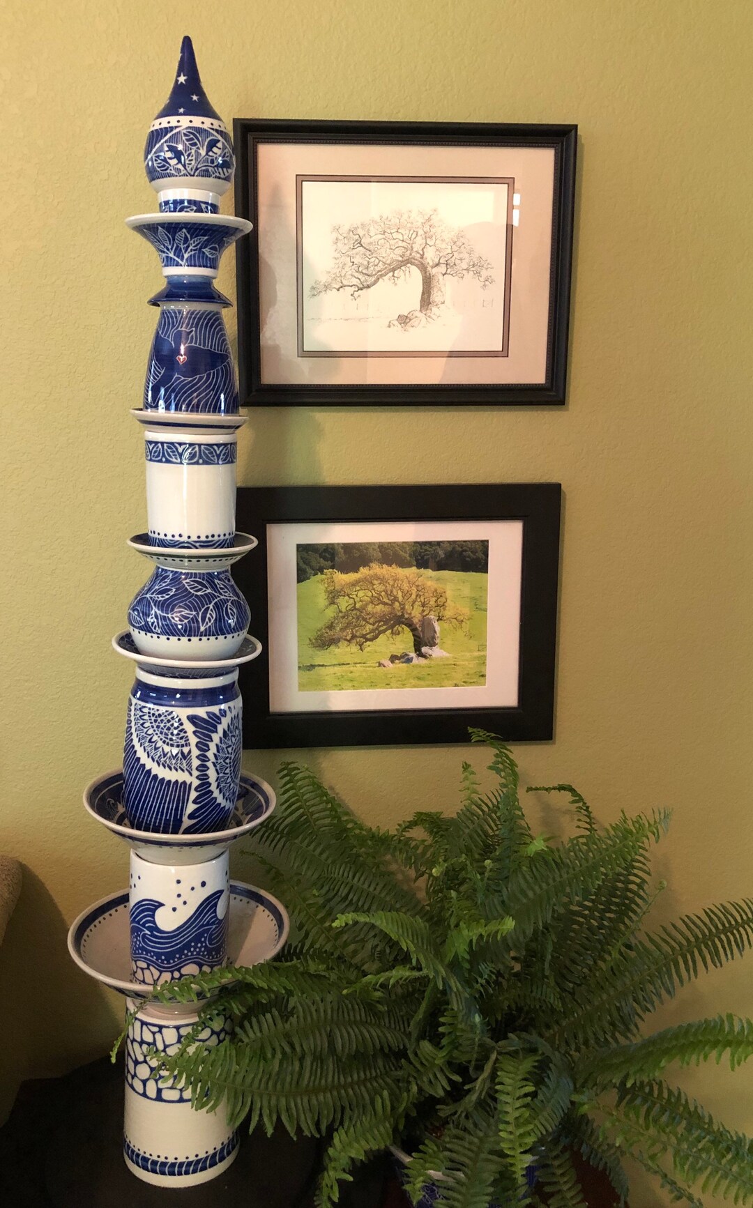 Earth and Sky Totem - Etsy