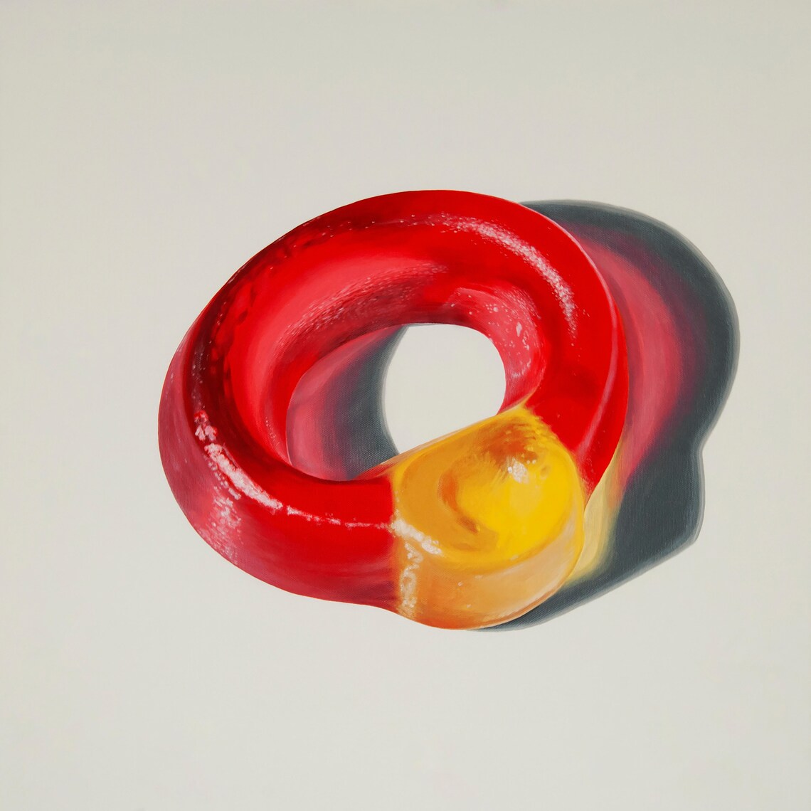 Gummy Ring Haribo Sweet Original Painting Candy Artwork Confectionery Starmix - Etsy