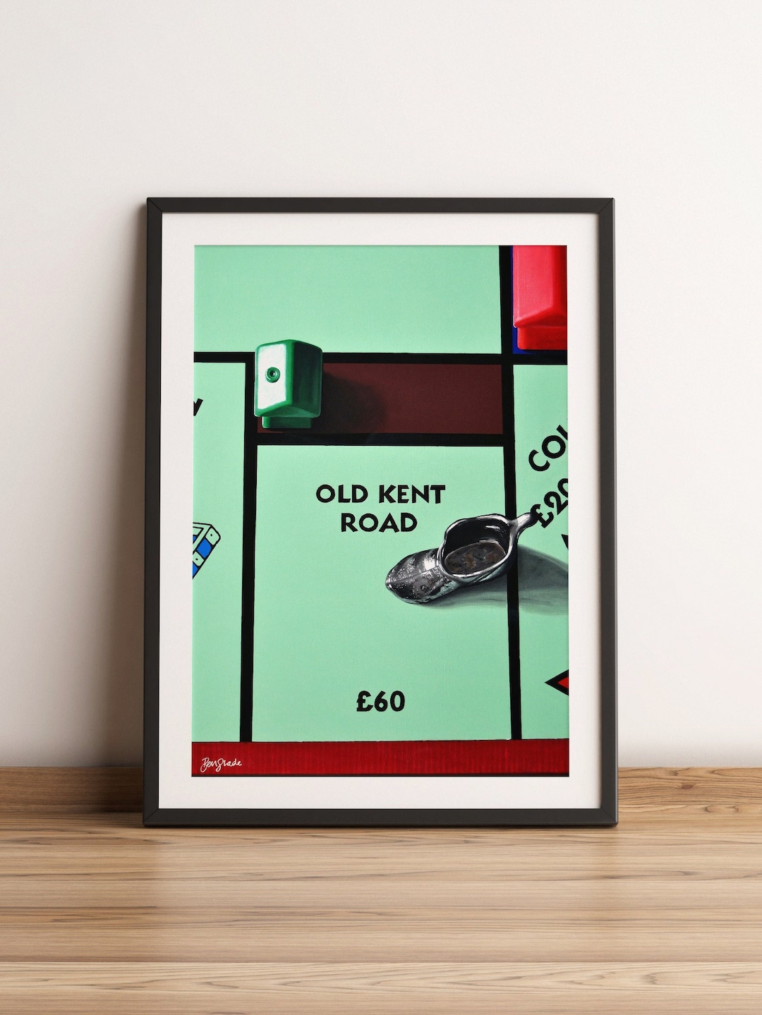 Monopoly Print old Kent Road Painting - Etsy