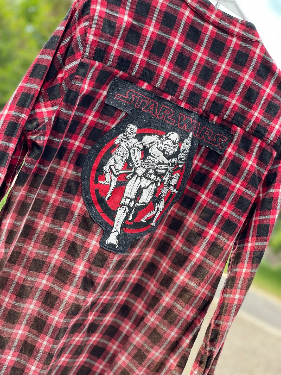Star Wars Storm Trooper Funky Flannel - Etsy