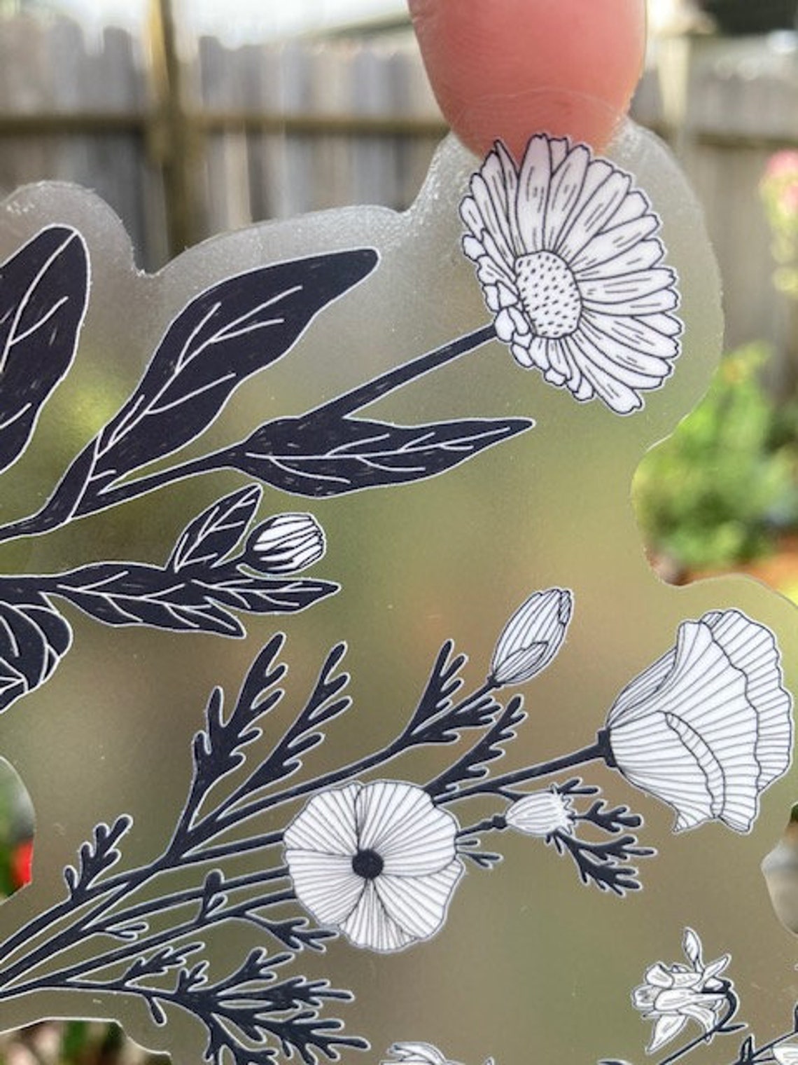 Wildflower Sticker Vinyl Sticker Bumper Sticker - Etsy