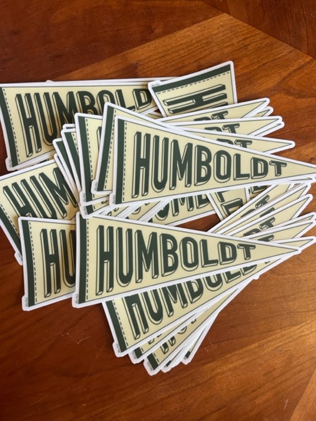 Humboldt Pennant Sticker - Vinyl Sticker - Bumper Sticker - Etsy