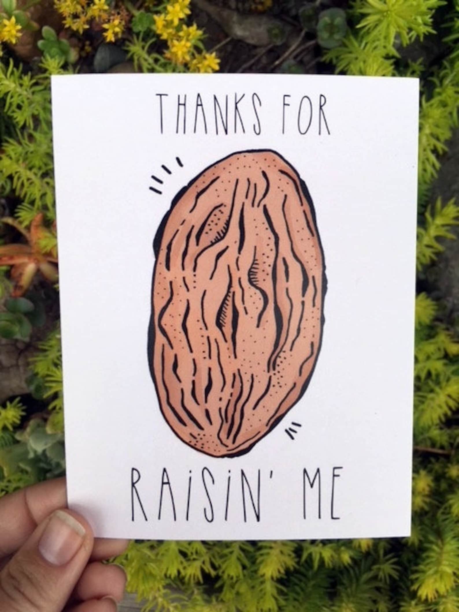 Mothers Fathers Day Card Illustrated Card Thanks for - Etsy