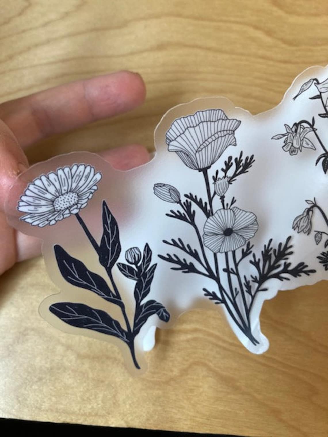 Wildflower Sticker Vinyl Sticker Bumper Sticker - Etsy