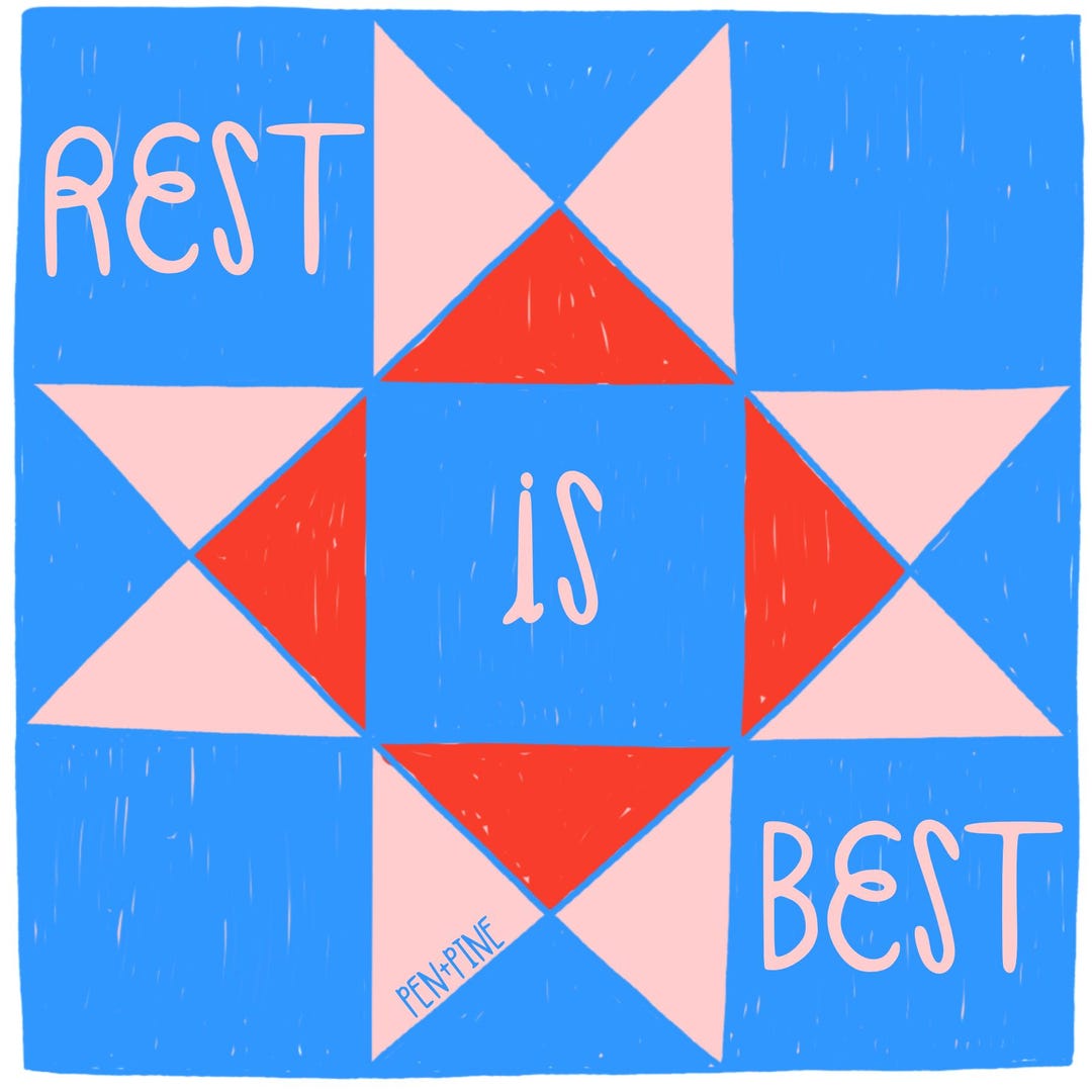 Rest is Best Sticker - Vinyl Sticker - Bumper Sticker - Laptop Sticker ...