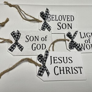 Names of Christ-simple Tag - Etsy